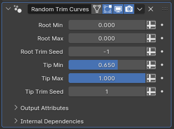Random Trim Curves - CurveSuite